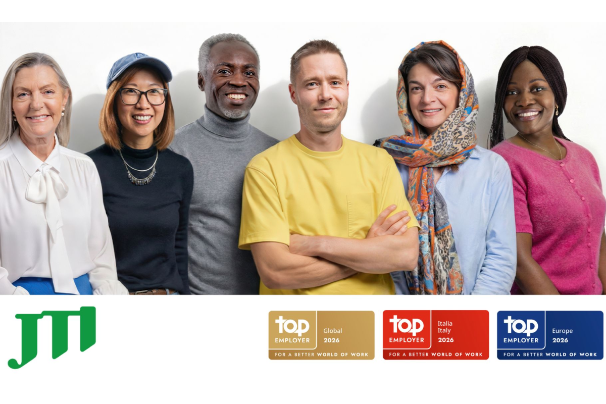 JTI Italia è Top Employer per il sedicesimo anno consecutivo ...